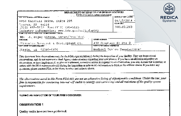 Titronics Research & Development Co. [Tiffin / United States of America ...
